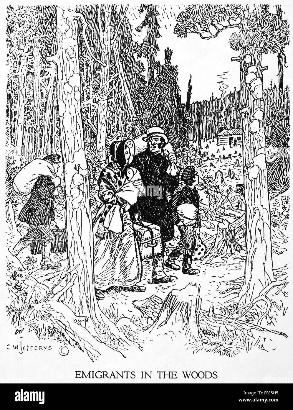 CANADA: IMMIGRANTS, 1830s. /nAn economic depression in Great Britain ...