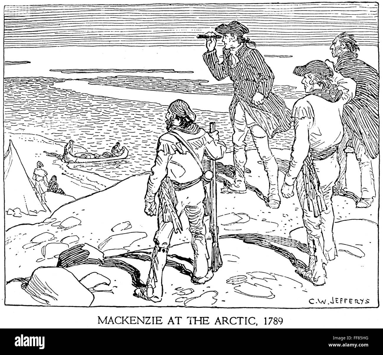 SIR ALEXANDER MACKENZIE /n(1764-1820). Scottish explorer. Mackenzie ...