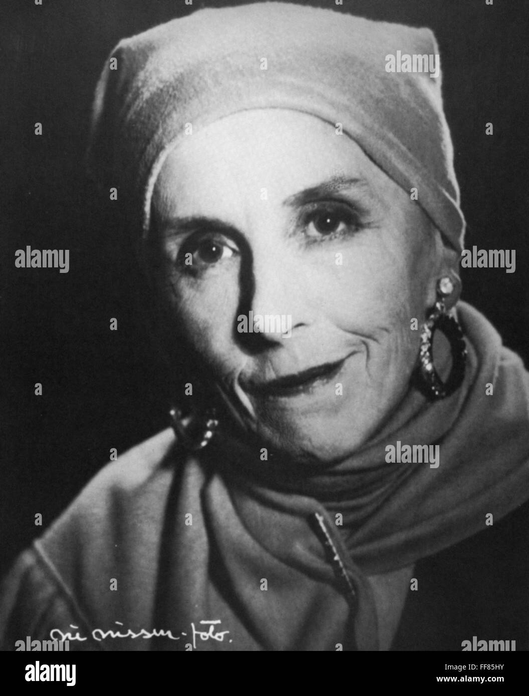 ISAK DINESEN (1885-1962). /nPseudonym of Karen Blixen. Danish writer ...