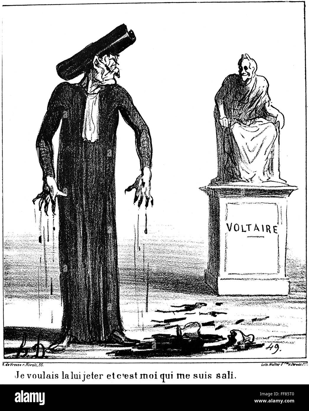 Caricature by honore daumier High Resolution Stock Photography and ...