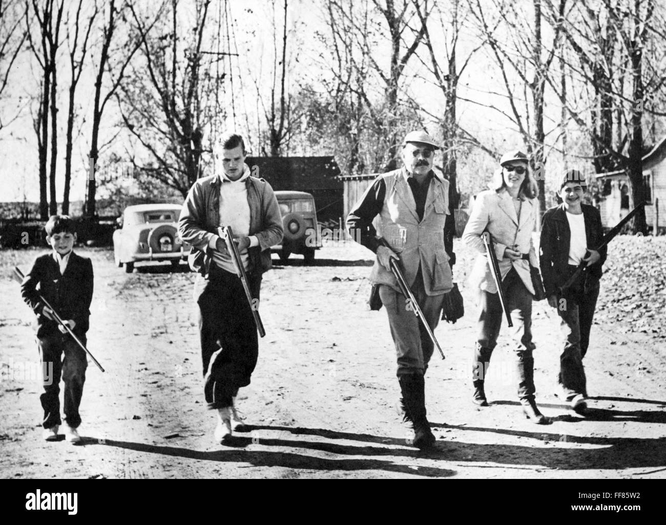 ERNEST HEMINGWAY /n(1899-1961). American writer. With his third wife ...