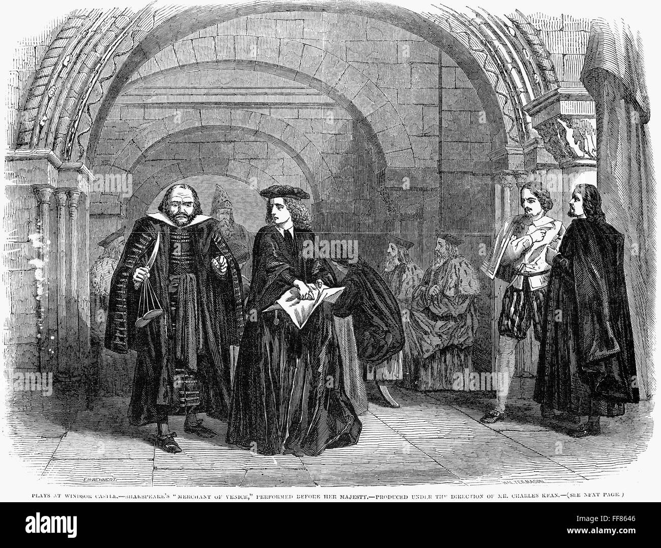 MERCHANT OF VENICE. /nThe trial scene, Act IV, Scene I of William ...