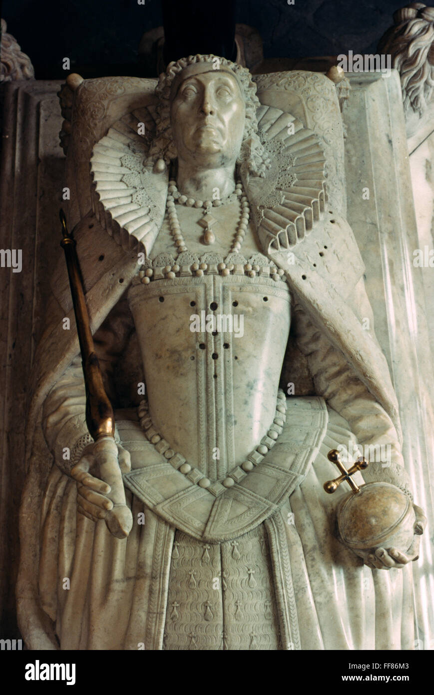 QUEEN ELIZABETH I. /n(1533-1603). Queen of England and Ireland, 1558 ...