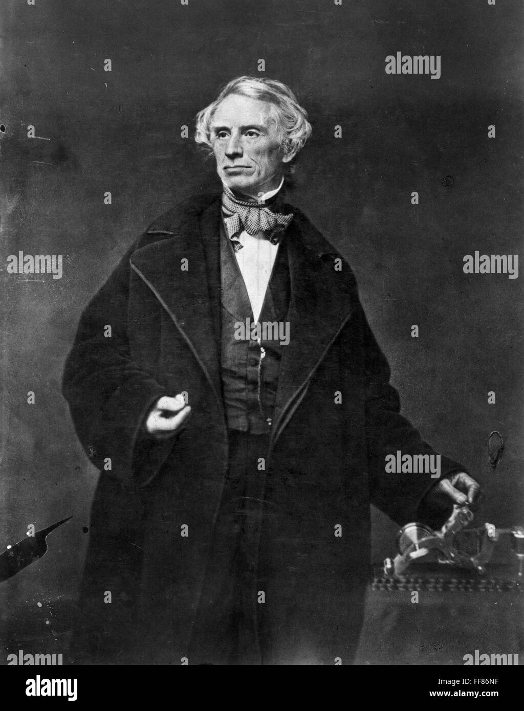 SAMUEL MORSE (1791-1872)./nAmerican artist and inventor. Photographed ...