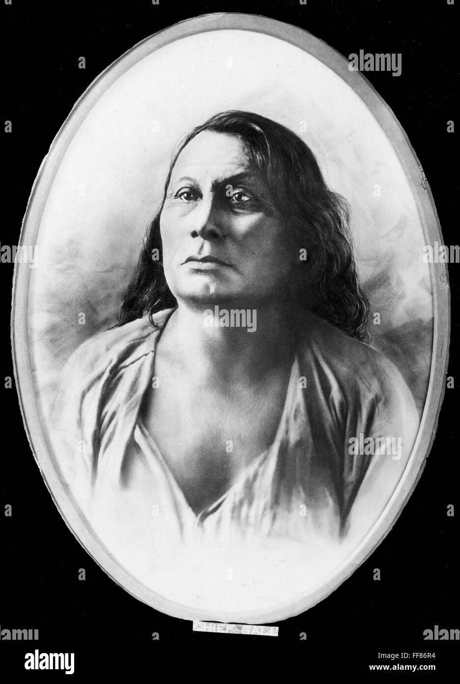 GALL (c1840-c1894). /nNative American Sioux chief. Photographed by ...