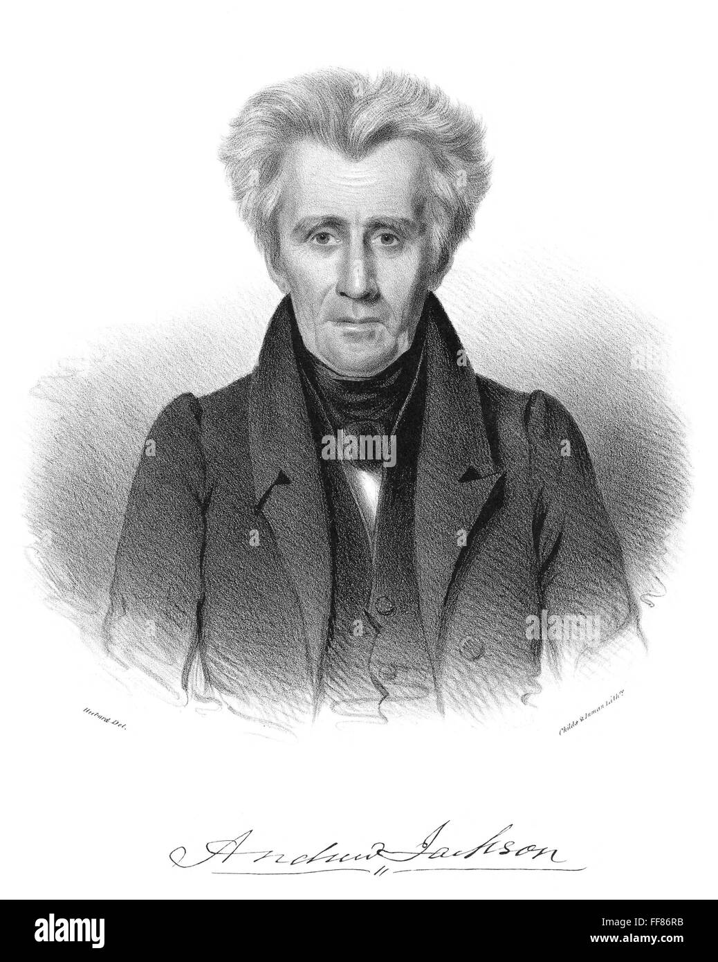 ANDREW JACKSON (1767-1845). /nSeventh President of the United States ...