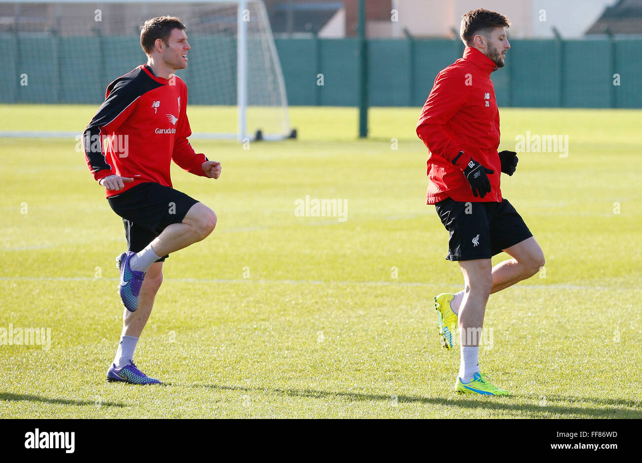 James milner liverpool training hi-res stock photography and images - Alamy