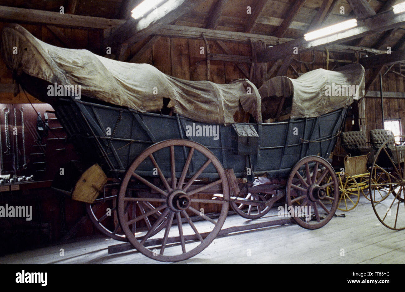 CONESTOGA WAGON /non display at the Shelburne Museum, Shelburne ...