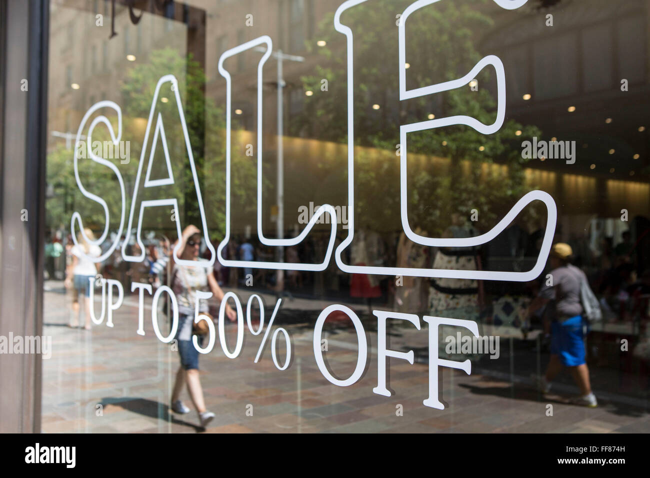 Store retail shop window sign hi-res stock photography and images - Alamy