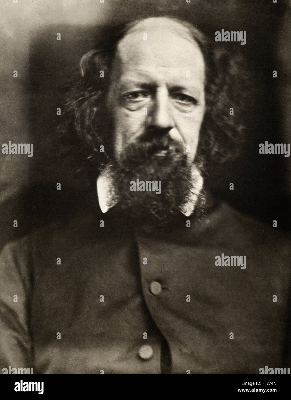 ALFRED TENNYSON (1809-1892). /n1st Baron Tennyson. English poet ...