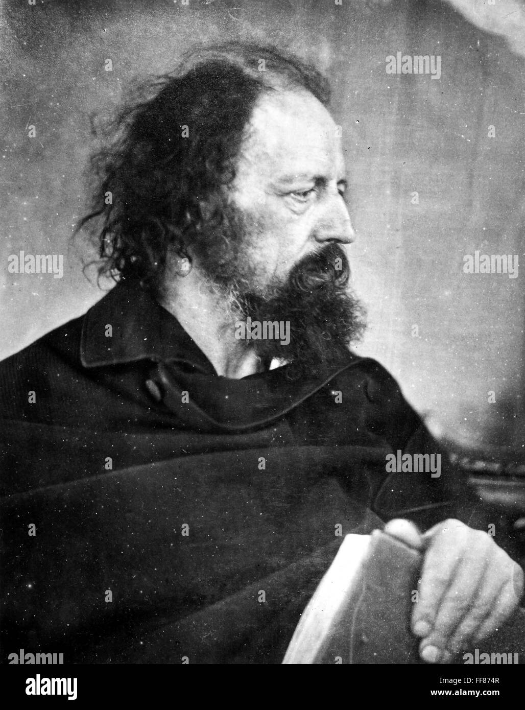 ALFRED TENNYSON (1809-1892). /n1st Baron Tennyson, English poet ...