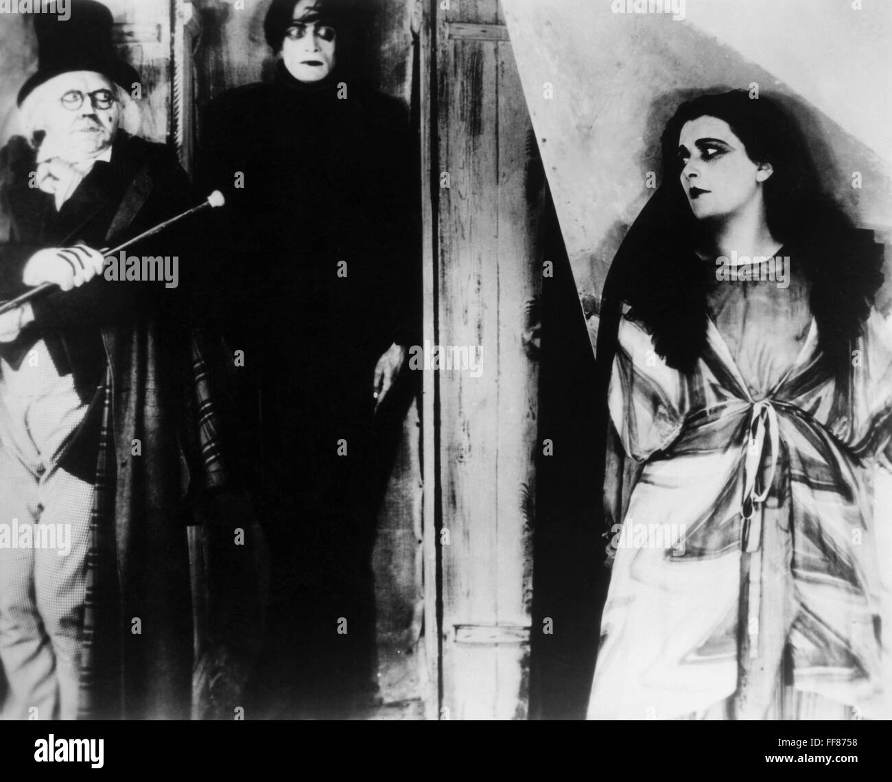 THE CABINET OF DR.CALIGARI. /nWerner Krauss, left, in the title role of ...