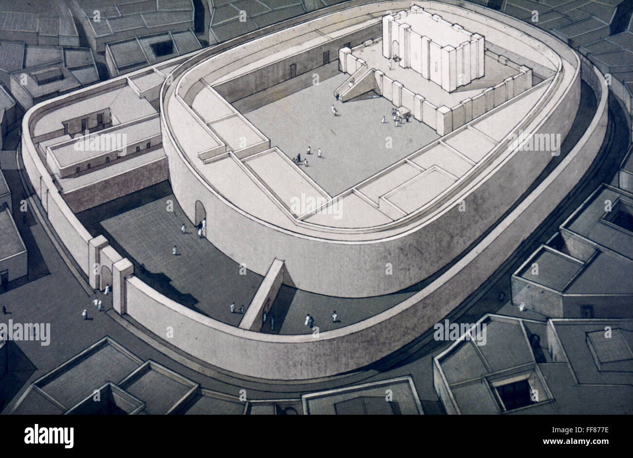 SUMERIAN TEMPLE. /nReconstruction of the Sumerian High Temple at ...