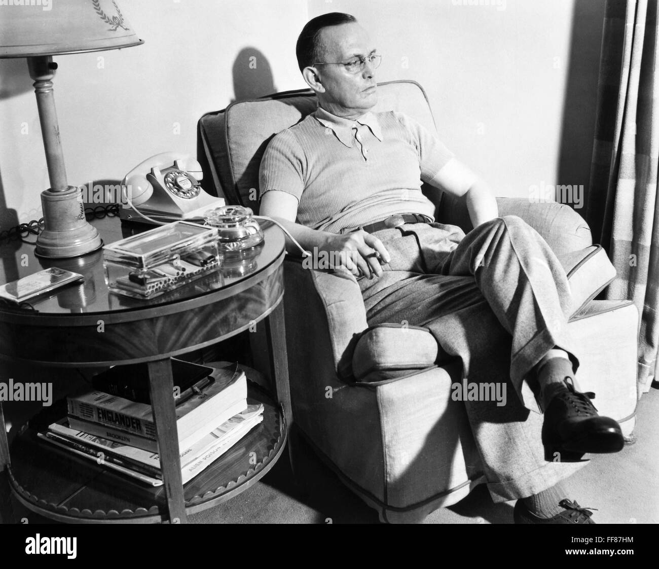 DAMON RUNYON (1880-1946). /nAmerican writer. Photograph, early 20th ...