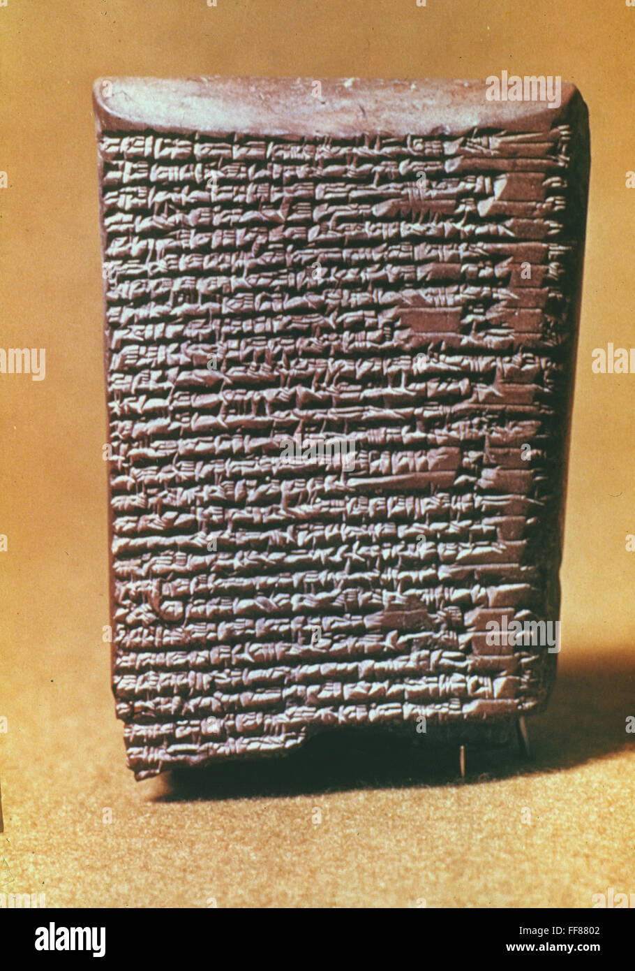 BABYLONIAN CLAY TABLET /ndescribing Babylonian account of the creation ...
