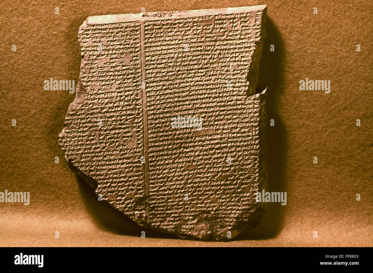 GILGAMESH, 7th CENTURY B.C. /nTablet XI of the Epic of Gilgamesh ...