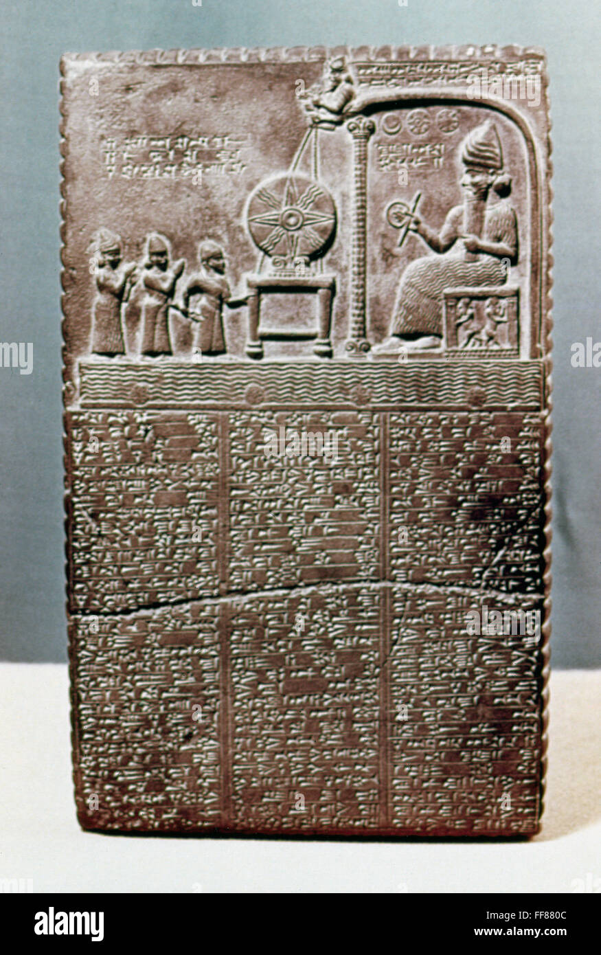BABYLONIA: STONE TABLET. /nRecording the refoundation of the Temple of ...