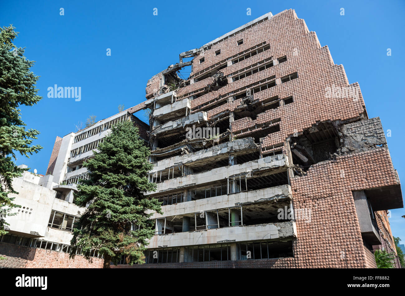 Governmental building of Yugoslav Ministry of Defence at Nemanjina St ...