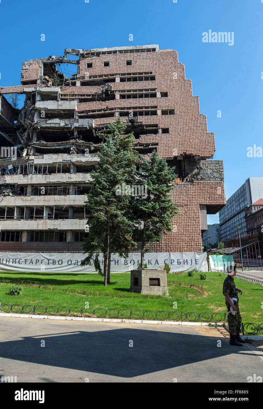Governmental building of Yugoslav Ministry of Defence at Nemanjina St ...