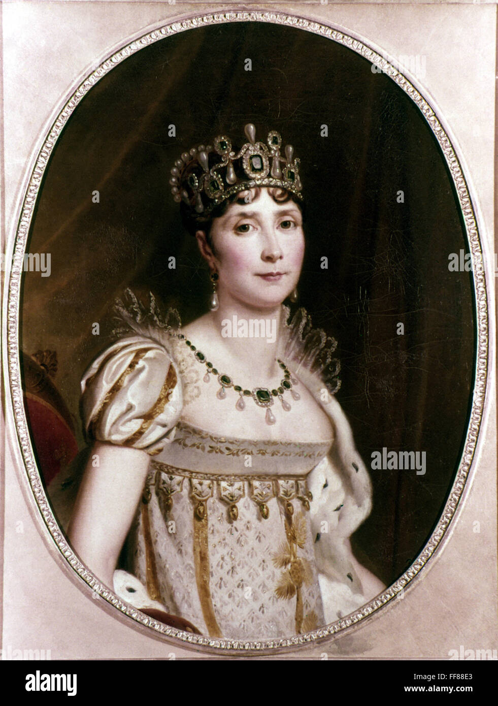EMPRESS JOSEPHINE /nof France (1763-1814). Canvas by Baron Gerard Stock ...