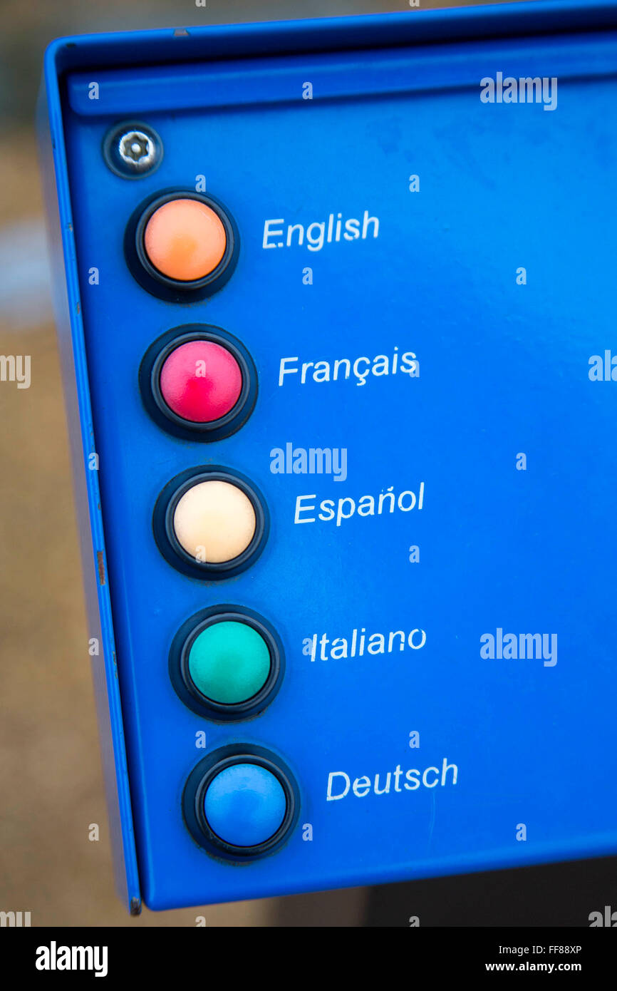 An interactive visitors information point which offers information in a ...