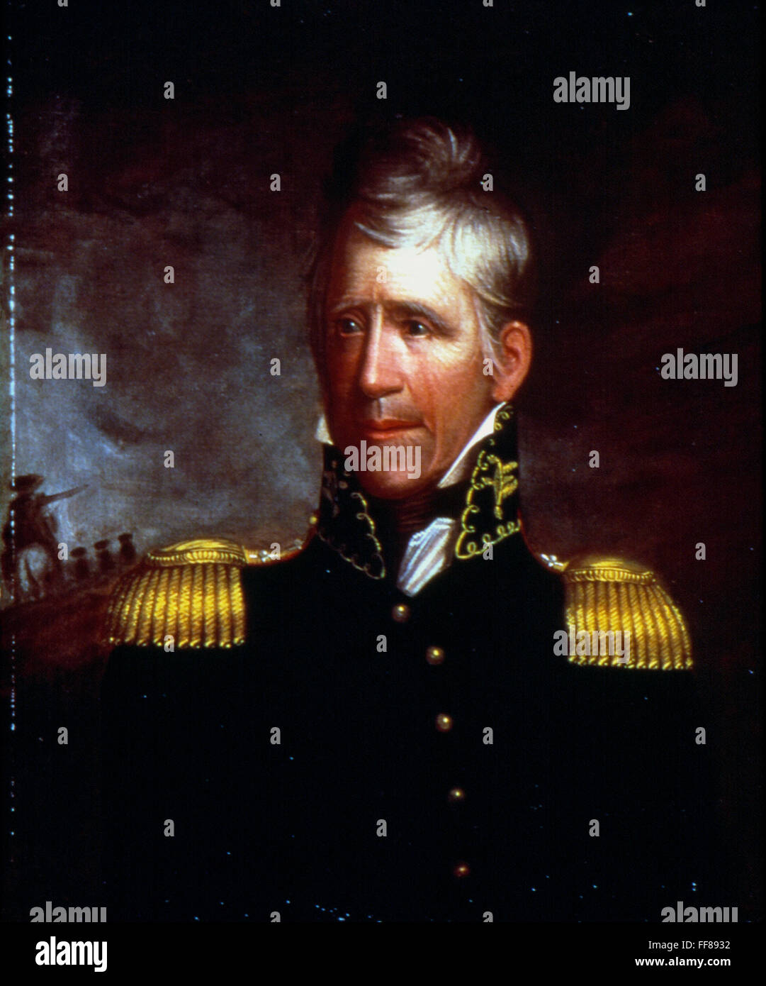 ANDREW JACKSON (1767-1845). /n7th President of the United States. Oil ...