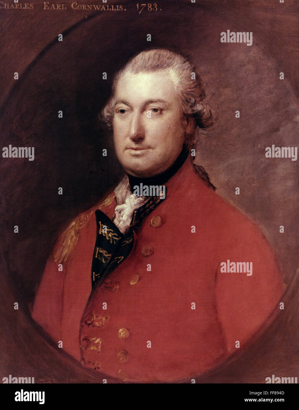 CHARLES CORNWALLIS /n(1738-1805). 1st Marquess Cornwallis. English ...