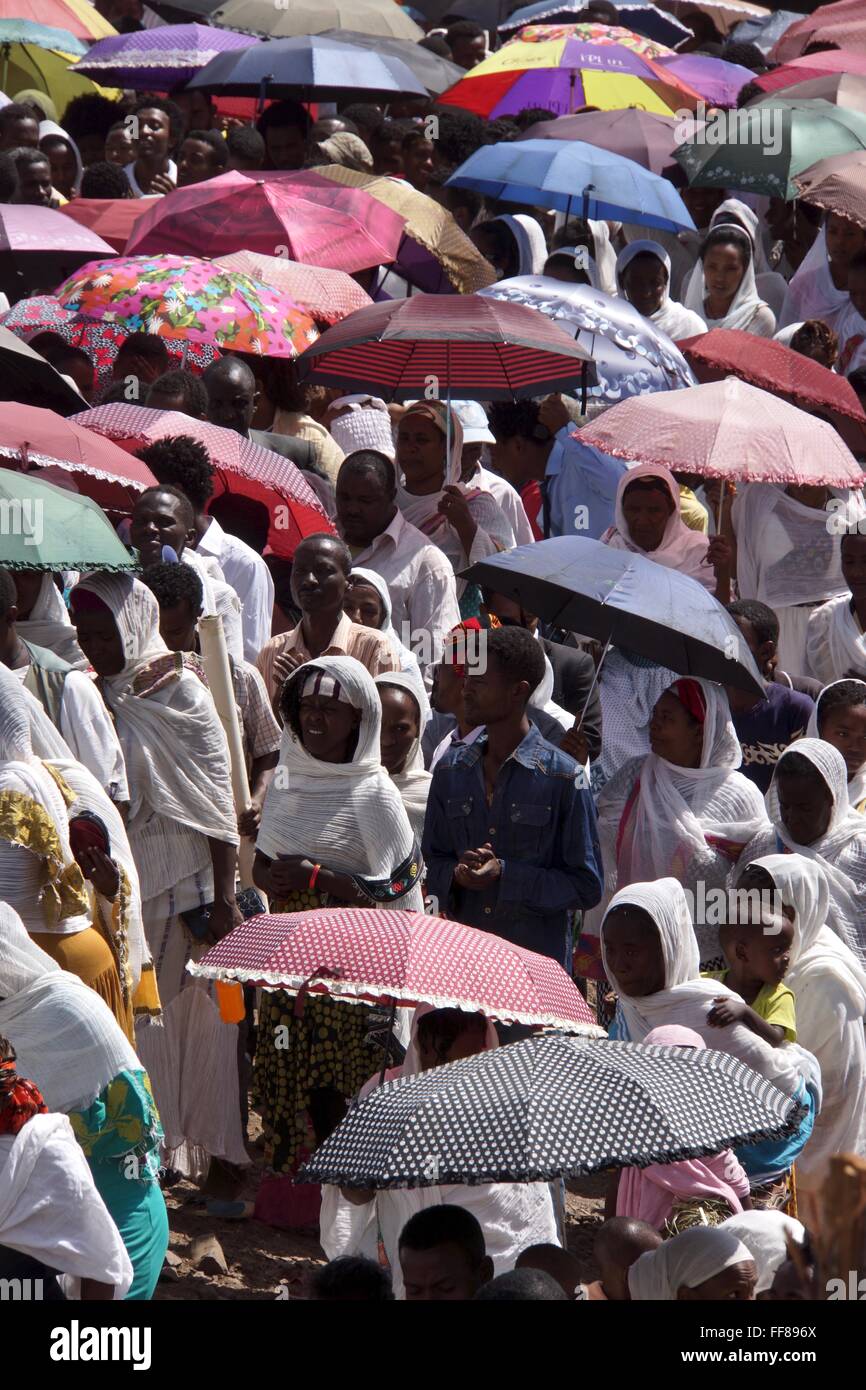 Procession during Orthodox Christian Epiphany celebration Stock Photo ...