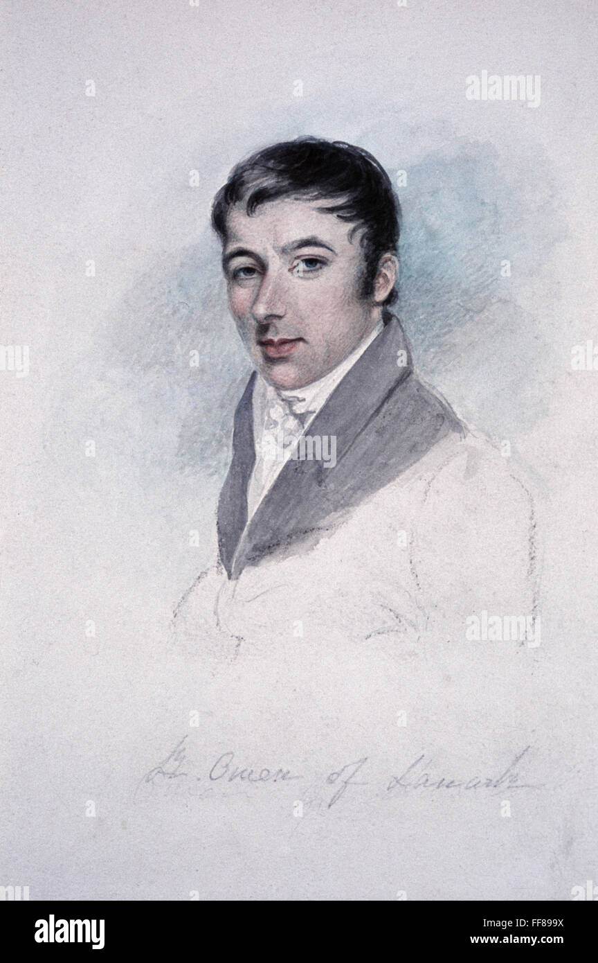 ROBERT OWEN (1771-1858). /nWelsh Socialist and philanthropist ...