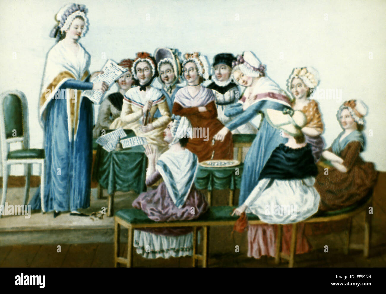 FRENCH REVOLUTION, 1793. /nA patriotic women's club under the French ...