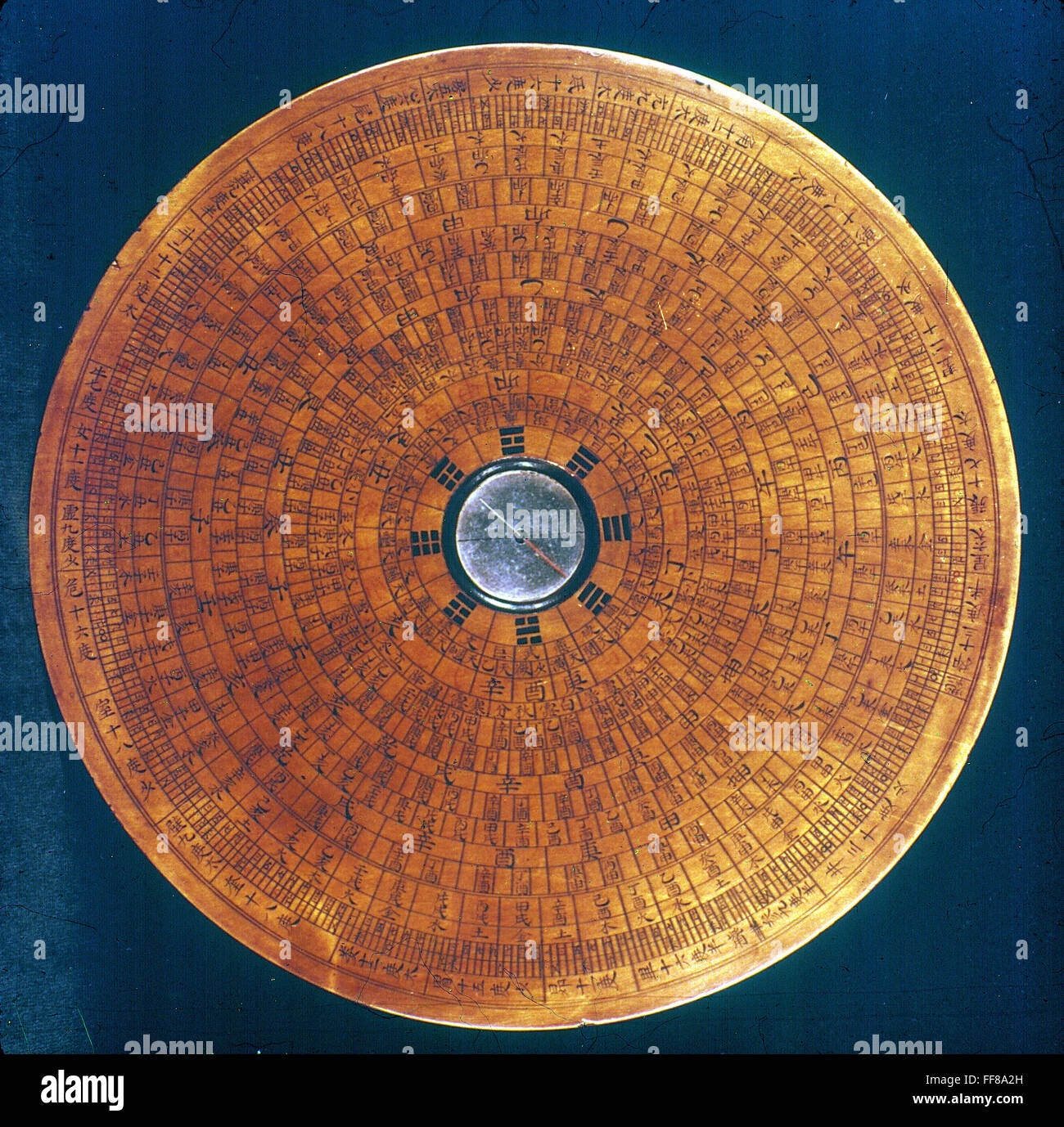 CHINESE COMPASS./nNavigational, 18th century. Diameter: 215 mm Stock ...
