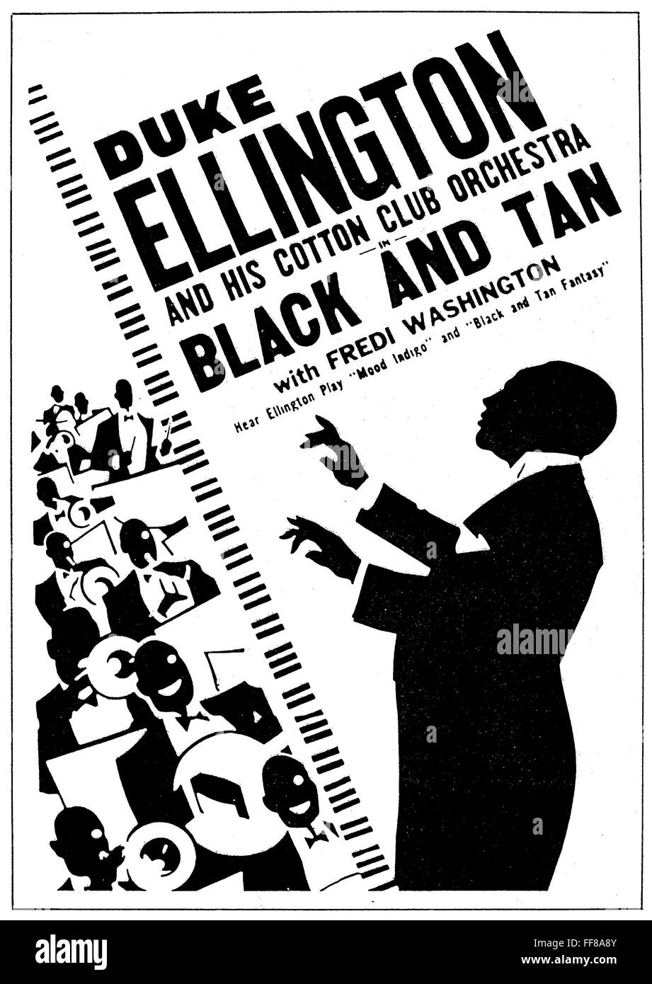 DUKE ELLINGTON (1899-1974)./nAmerican musician and composer. Poster for ...