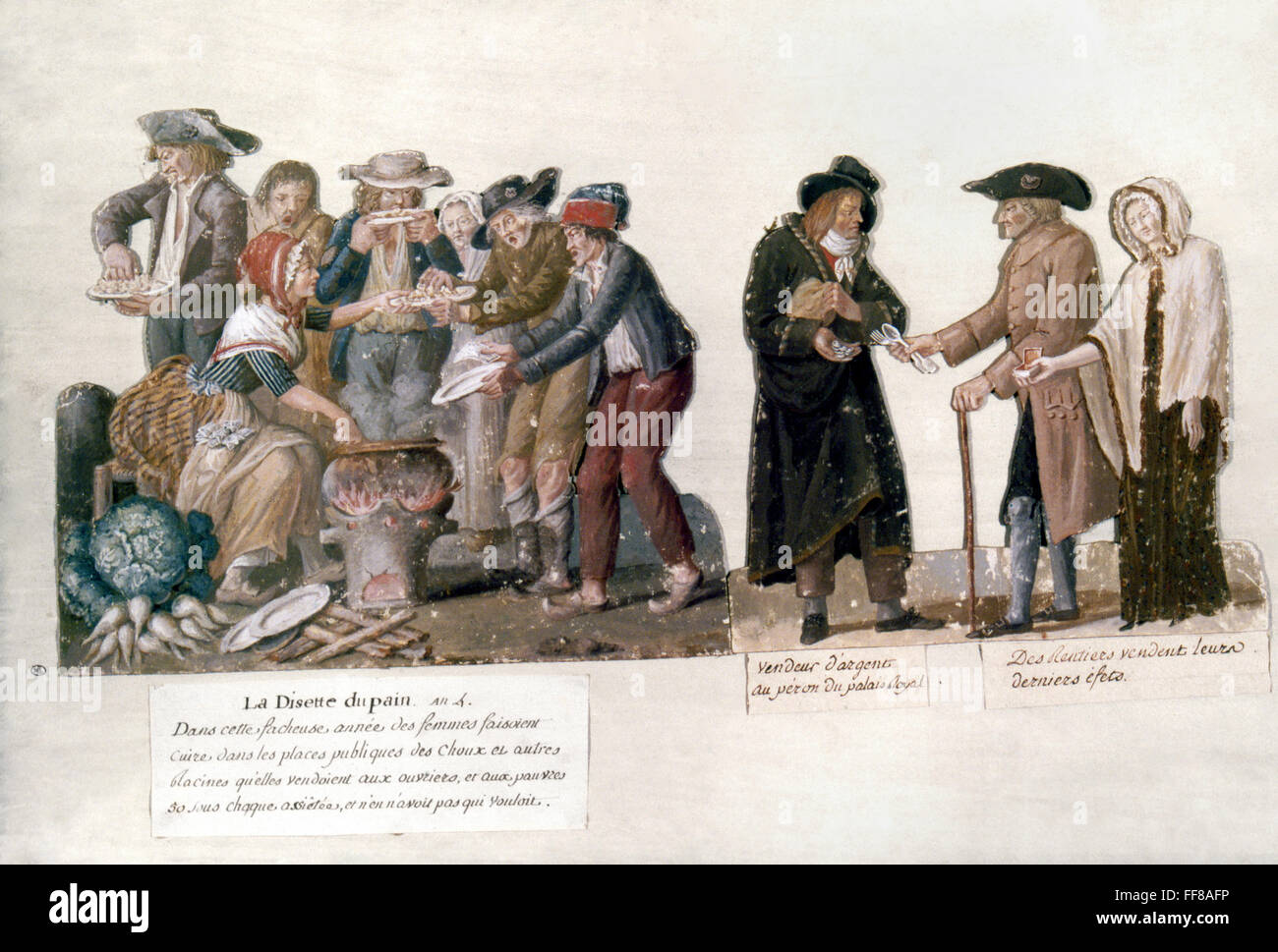 FRENCH REVOLUTION, 1795-96. /nScarcity and privation in Paris during ...