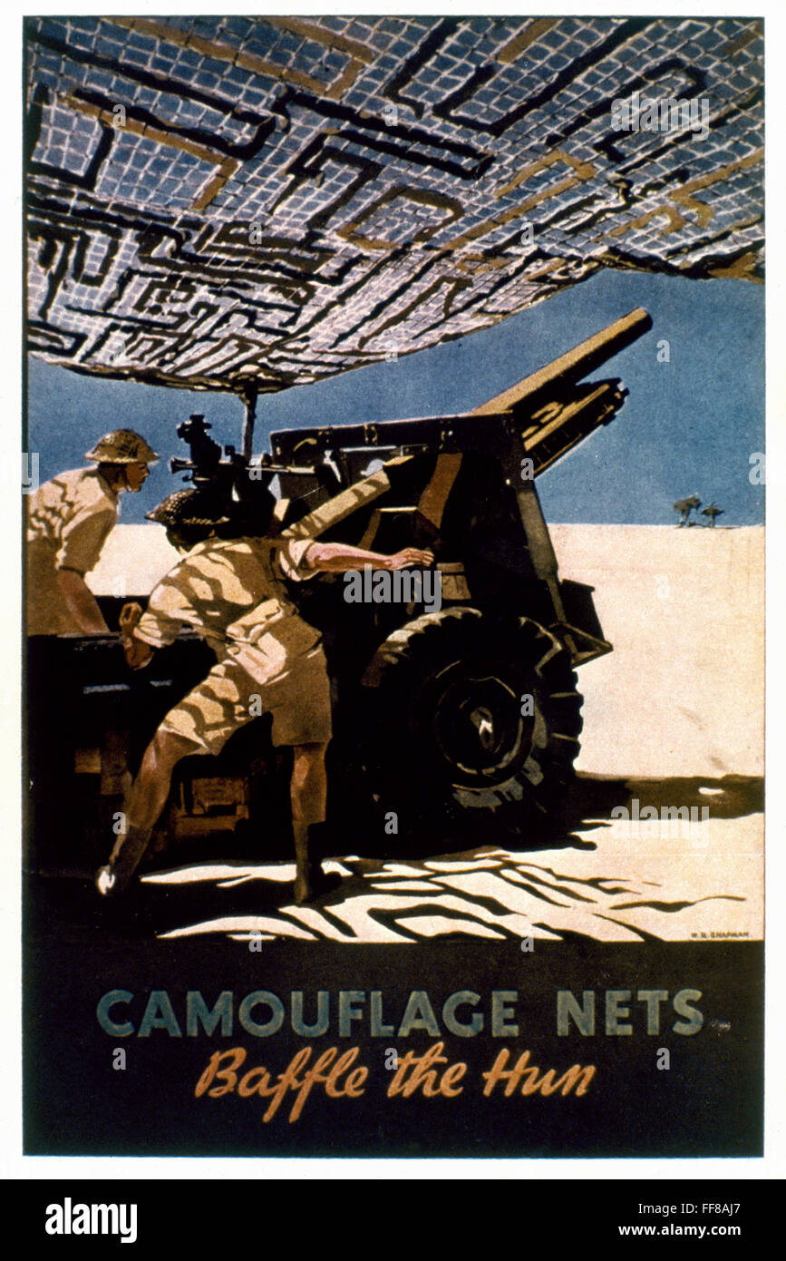 WWII: BRITISH POSTER, 1942. /nBritish World War II poster for use in ...