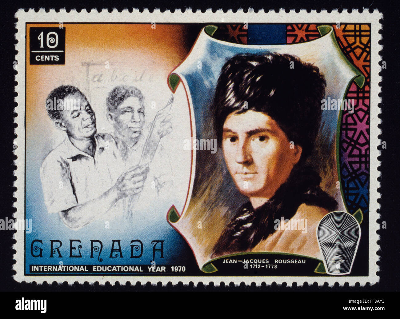 JEAN JACQUES ROUSSEAU /n(1712-1778). French philosopher and author. On ...