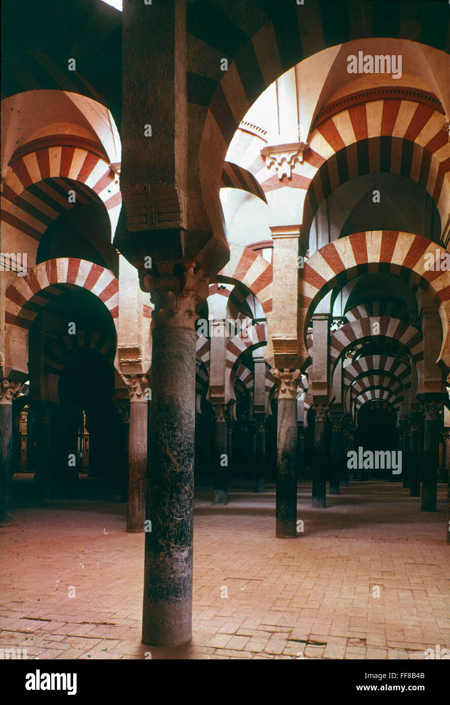 MOSQUE: CORDOBA./n8th century Grand Mosque in Cordova, Spain Stock ...