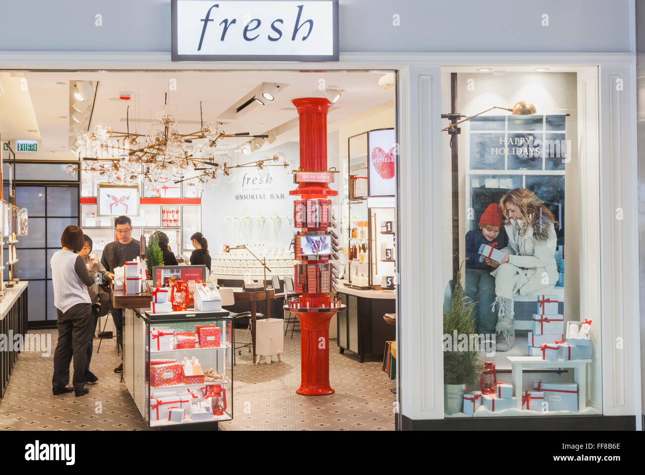 China, Hong Kong, Central, IFC Shopping Mall, Fresh Store Stock Photo ...