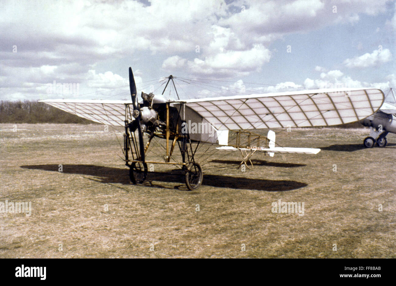 BLERIOT'S PLANE, 1909. /nMonoplane flown by Louis Bleriot across the ...