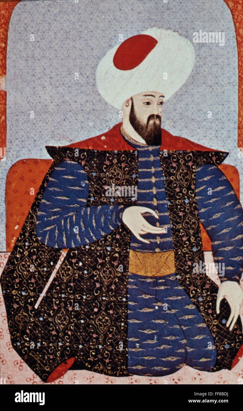 OSMAN I (1258-c1326). /nFounder of the Ottoman Empire. Traditional ...