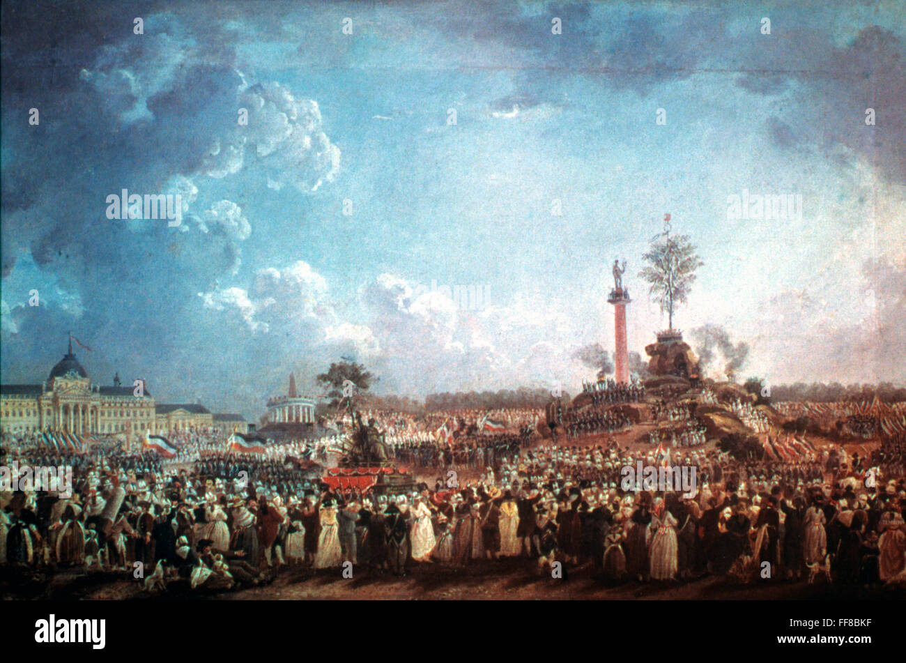 FRENCH REVOLUTION, 1794. /nFestival of the Supreme Being at the Champ ...
