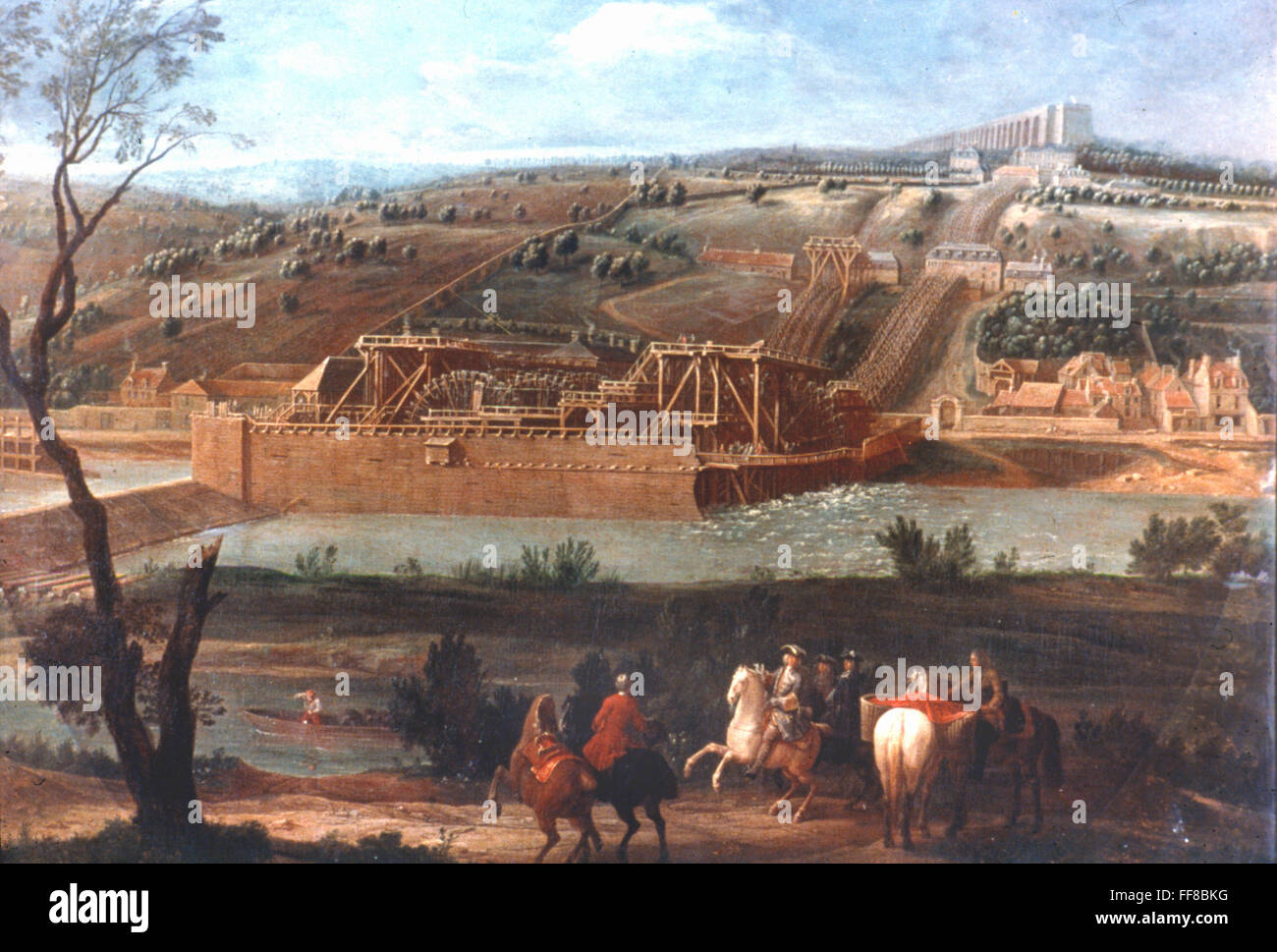 VERSAILLES./nA powerful hydraulic pump installed in 1684 to provide ...