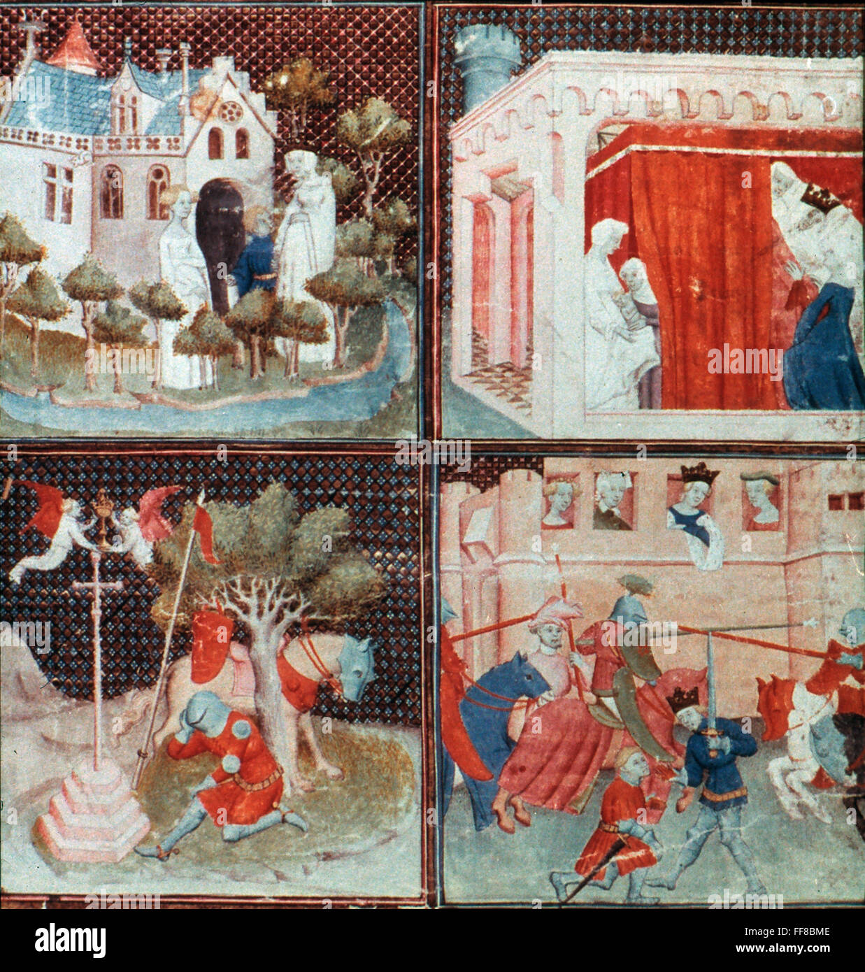LANCELOT & GUINEVERE. /nLancelot in search of Guinevere, who has been ...