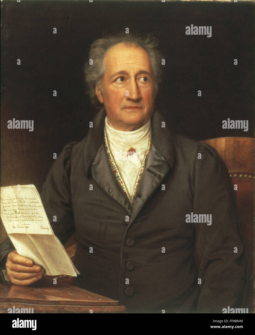JOHANN GOETHE (1749-1832). /nJohann Wolfgang von Goethe. German poet ...