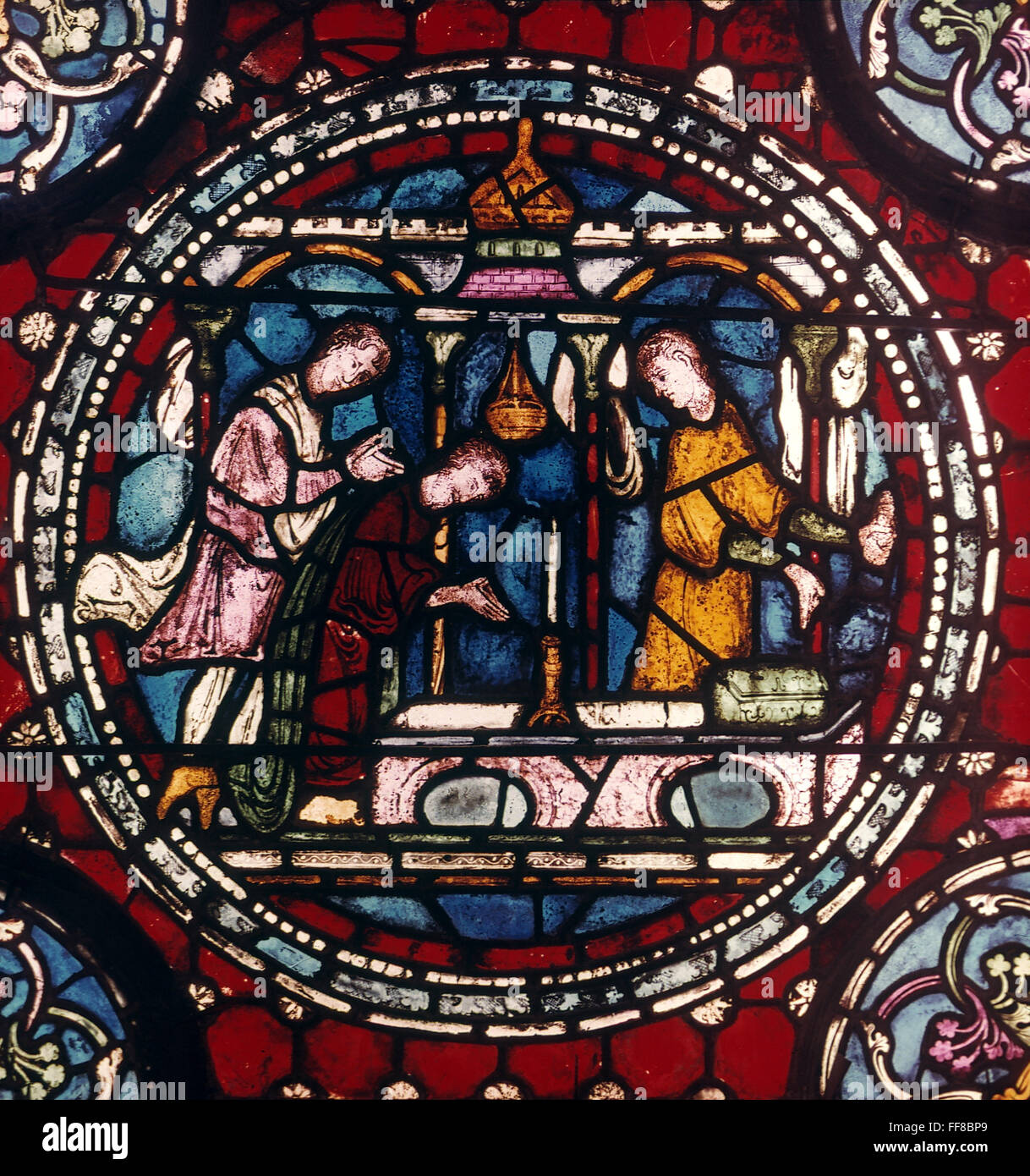 PILGRIMS TO BECKET'S SHRINE. /nPilgrims at the shrine of St. Thomas α ...