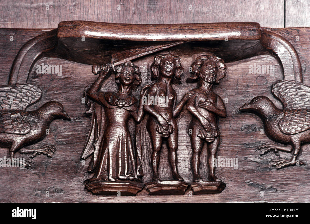 ADAM & EVE: EXPULSION. /nThe Expulsion from Eden. Misericord in ...