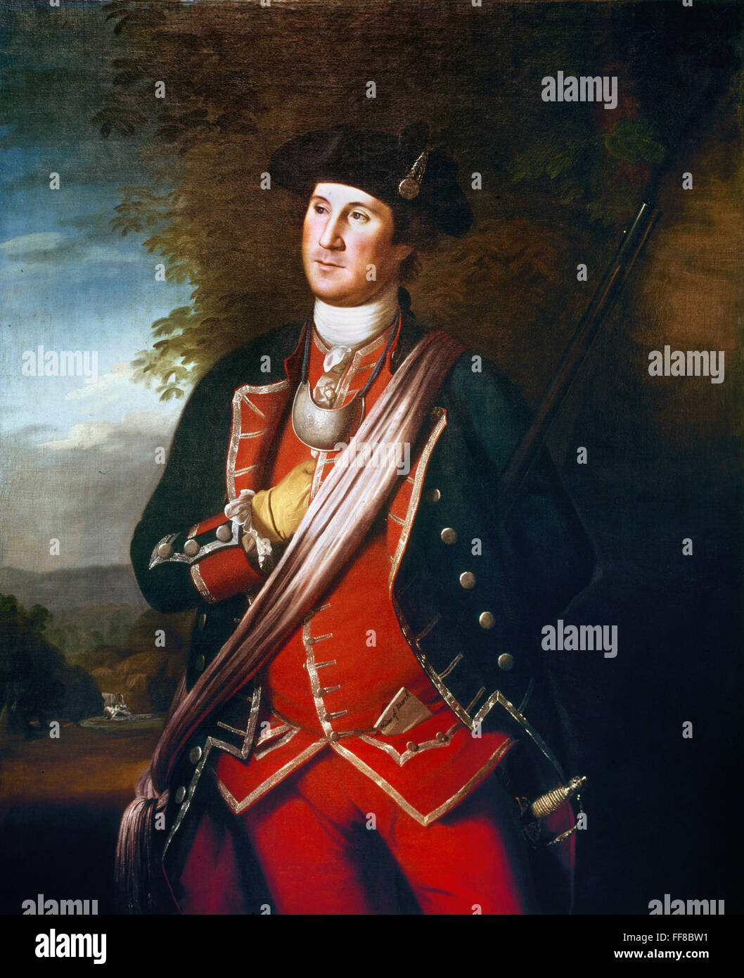 GEORGE WASHINGTON /n(1732-1799). Washington as a colonel in the ...