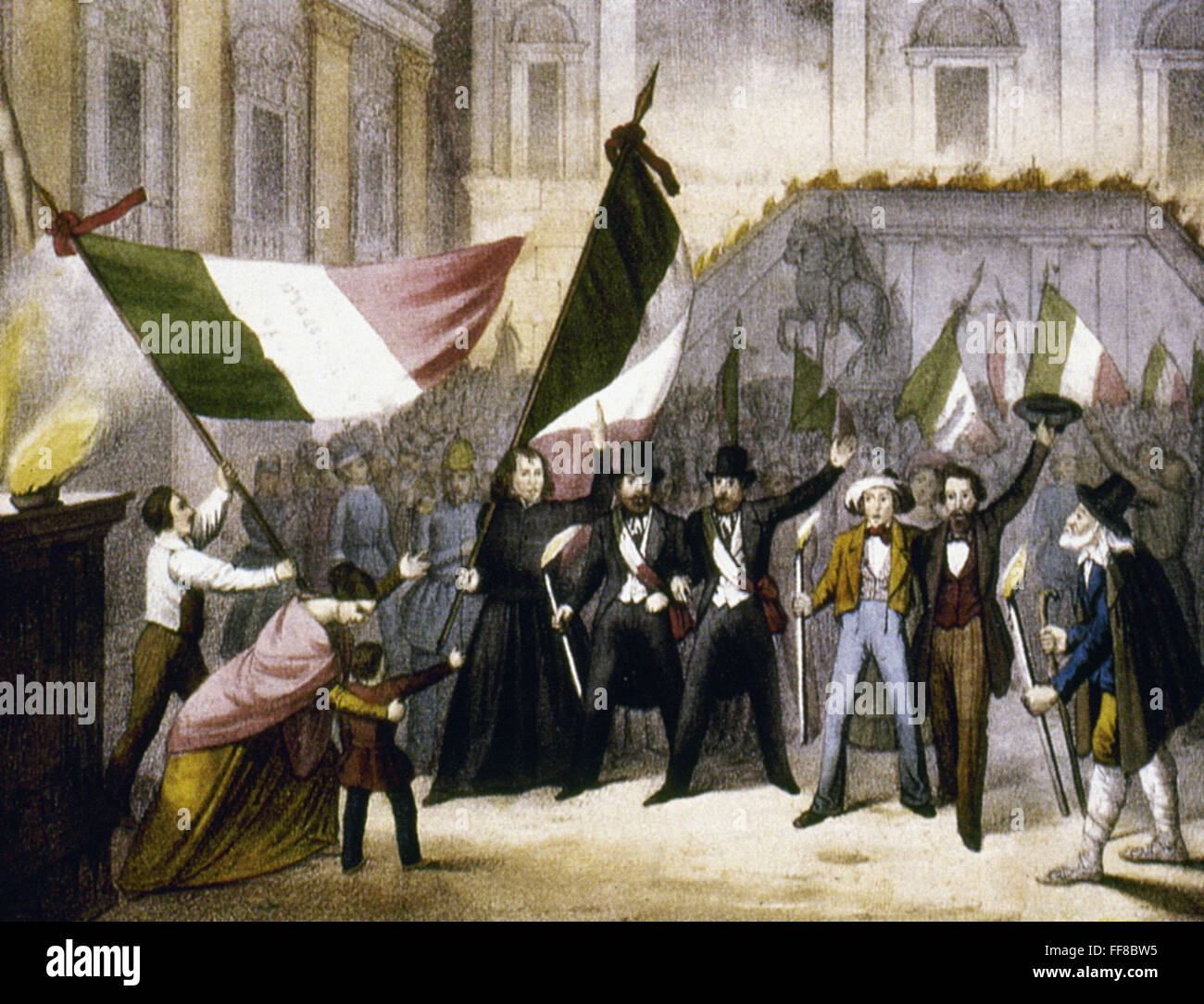 ROMAN REPUBLIC, 1849. /nThe Declaration of the Roman Republic, February ...