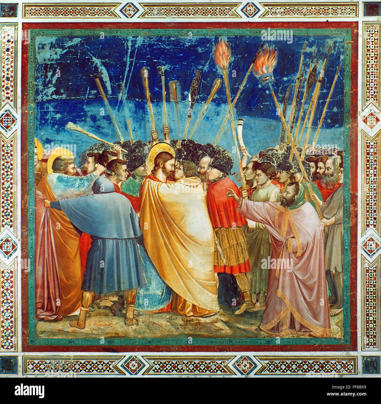 GIOTTO: BETRAYAL OF CHRIST. /nThe Betrayal of Christ by Judas Iscariot ...
