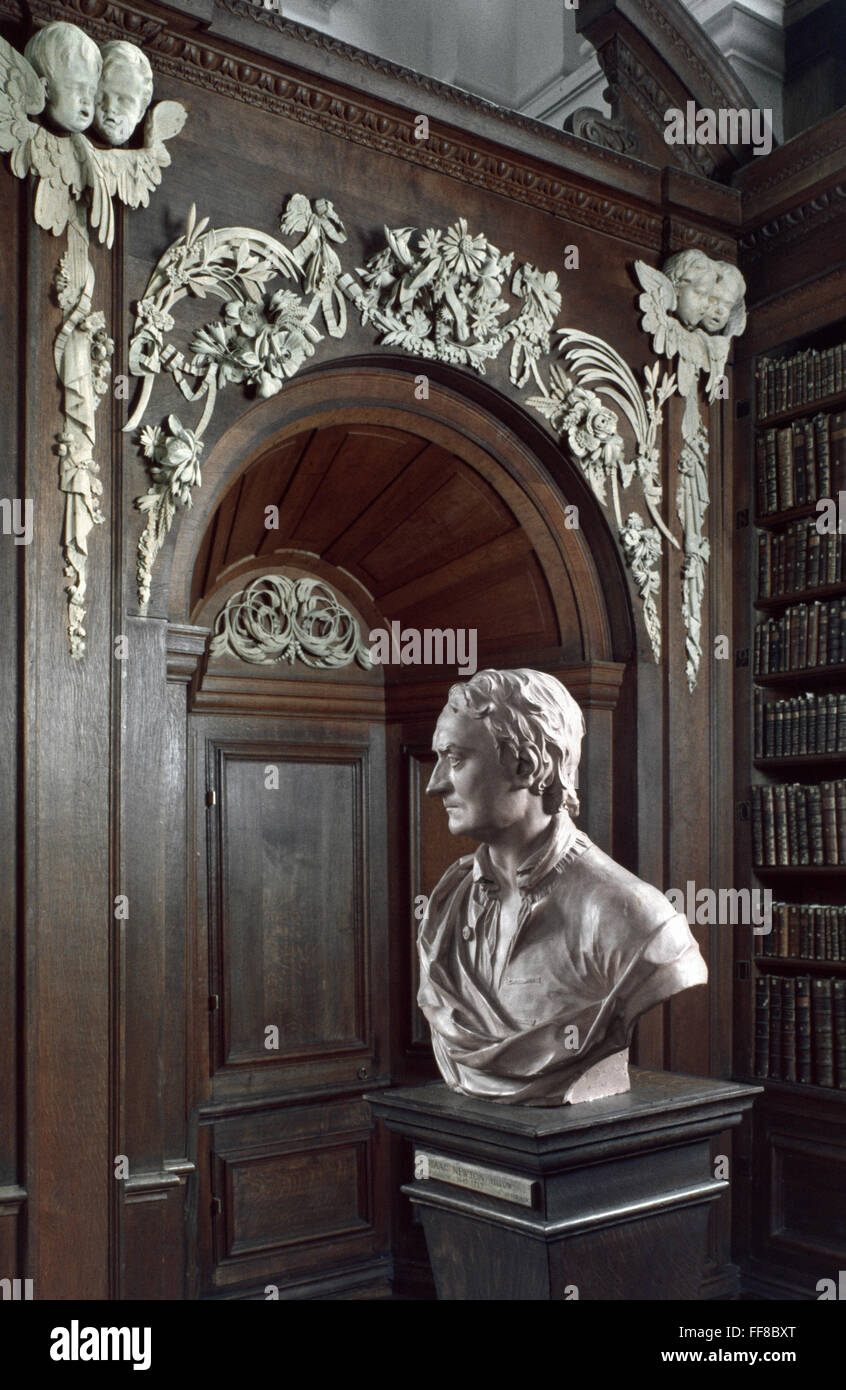 SIR ISAAC NEWTON (1642-1727). /nEnglish physicist and mathematician ...