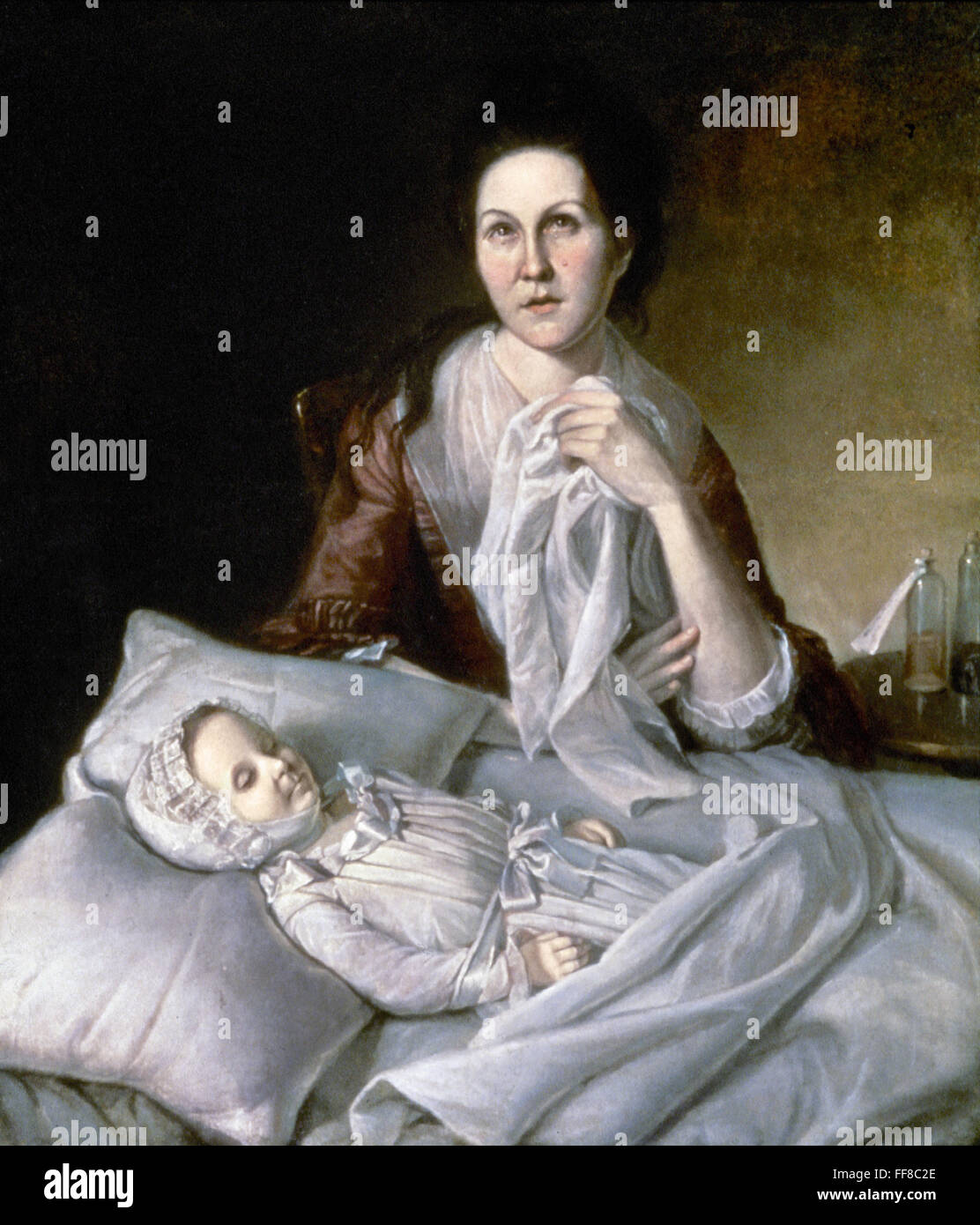 PEALE: RACHEL WEEPING. /nRachel Weeping, by Charles Willson Peale. Oil ...